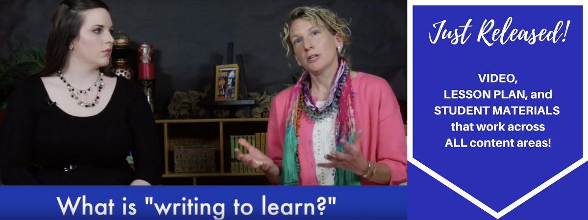 Writing to Learn - Writing Strategies from Middle School Matters